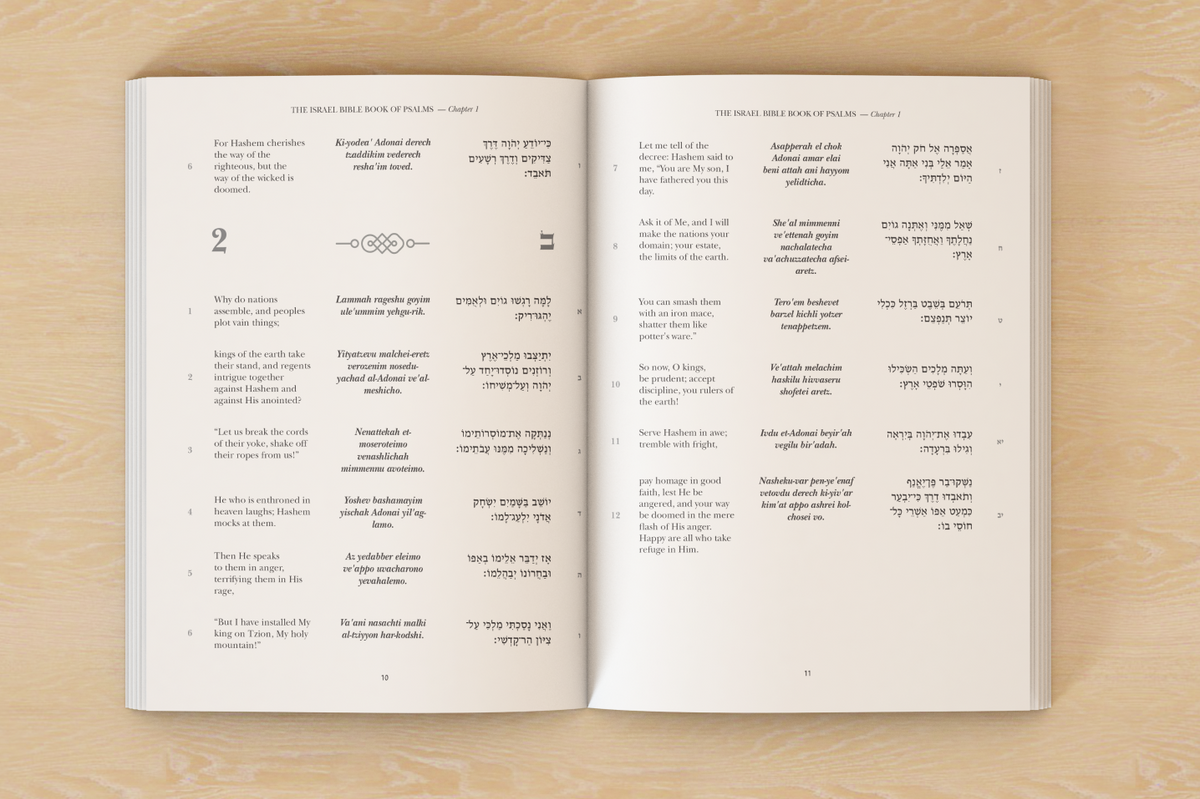 The Israel Bible Book of Psalms: Pray Like David Edition – Israel365